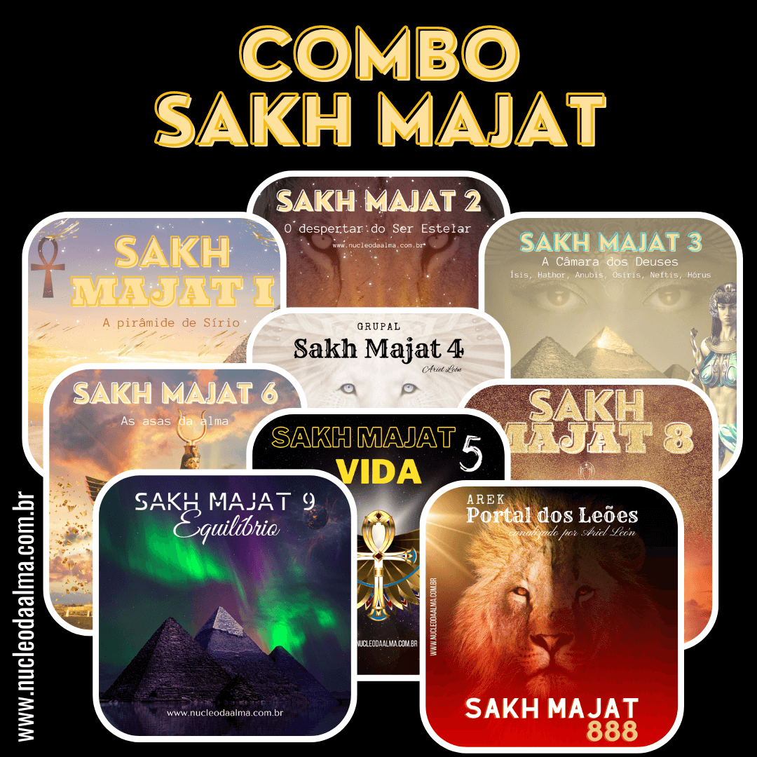 COMBO Completo de Sakh Majat - Loja Virtual - Núcleo da Alma